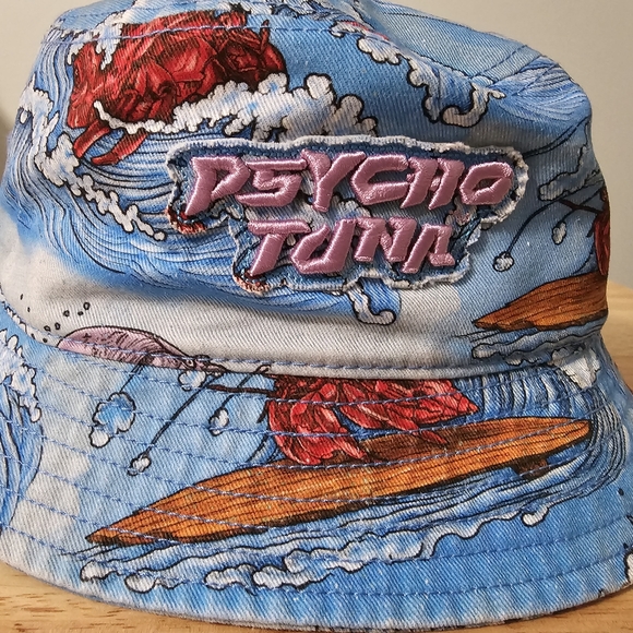 Psycho Tuna | Accessories | Psycho Tuna Bucket Hat Shell Surf | Poshmark
